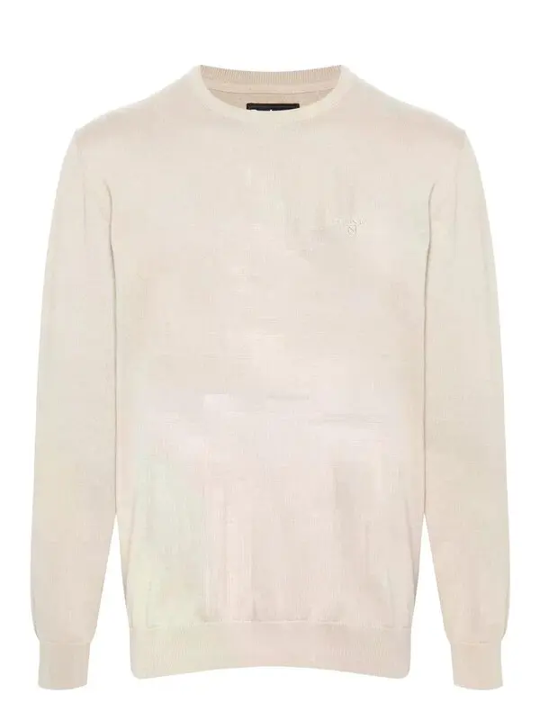 Barbour Pima Cotton Jumper - Neutrals