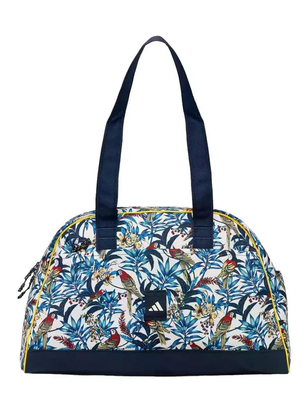 Adidas Tropical-print Duffle Bag - White