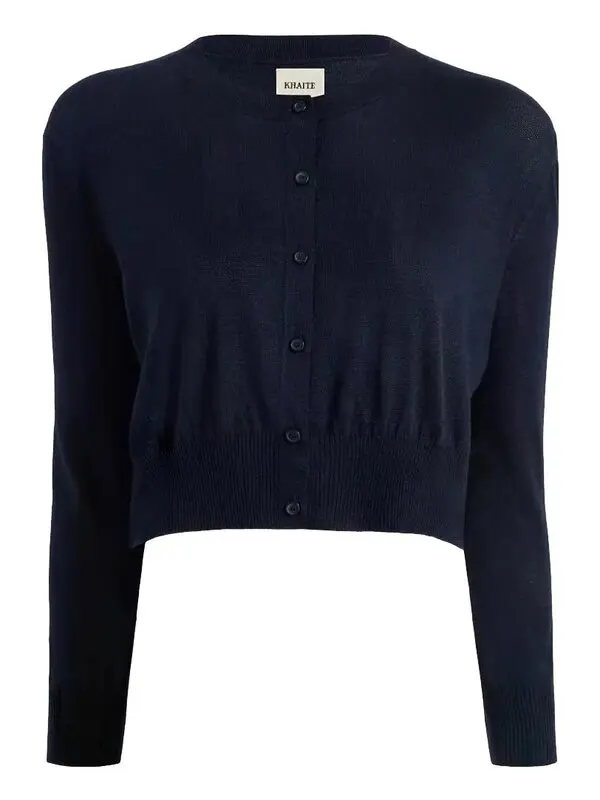 Khaite Button Cardigan - Blue