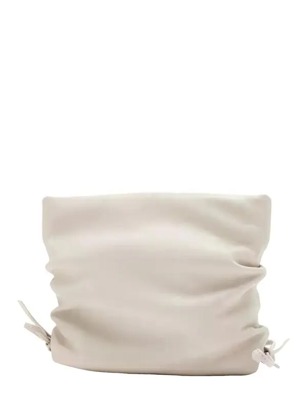 Studio Amelia Ruched Clutch - Neutrals