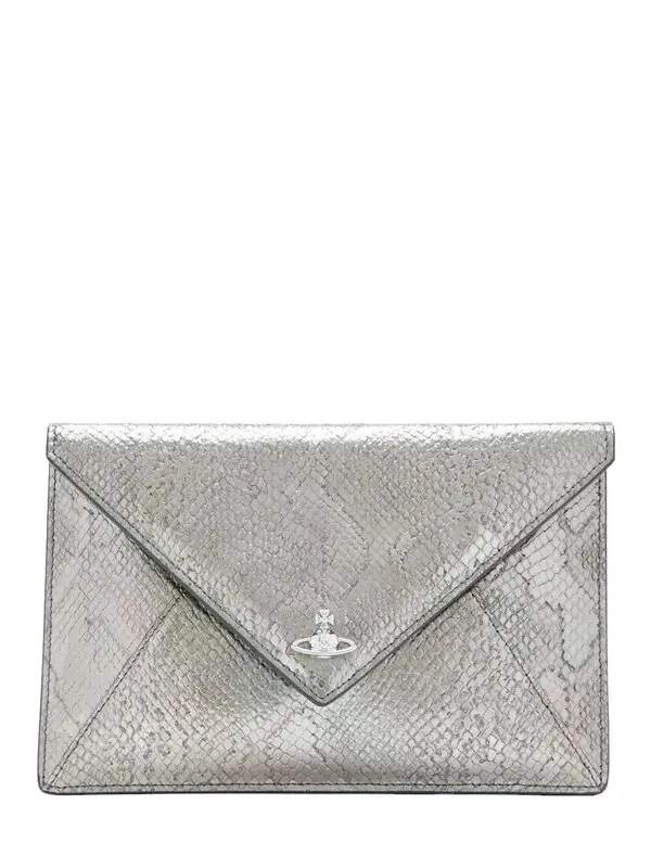 VIVIENNE WESTWOOD Orb Clutch - Silver