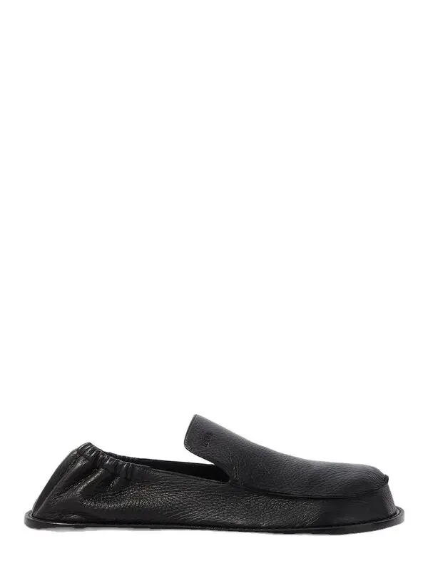 Loewe Flex Leather Loafers - Black