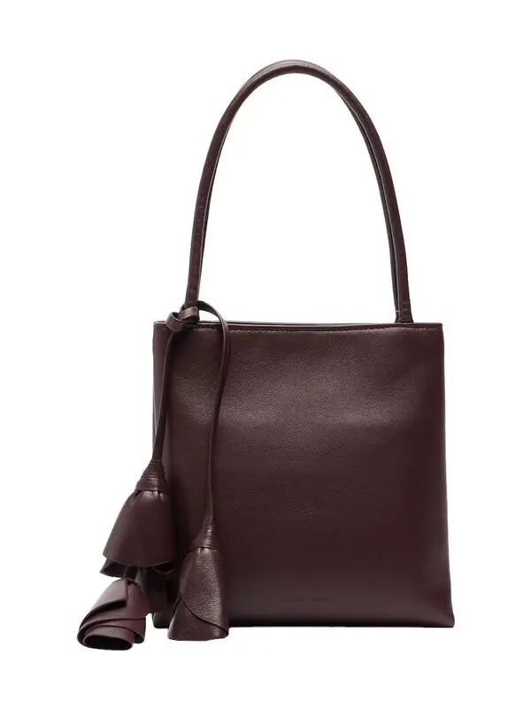 Magda Butrym Julia Small Leather Shoulder Bag - Burgundy