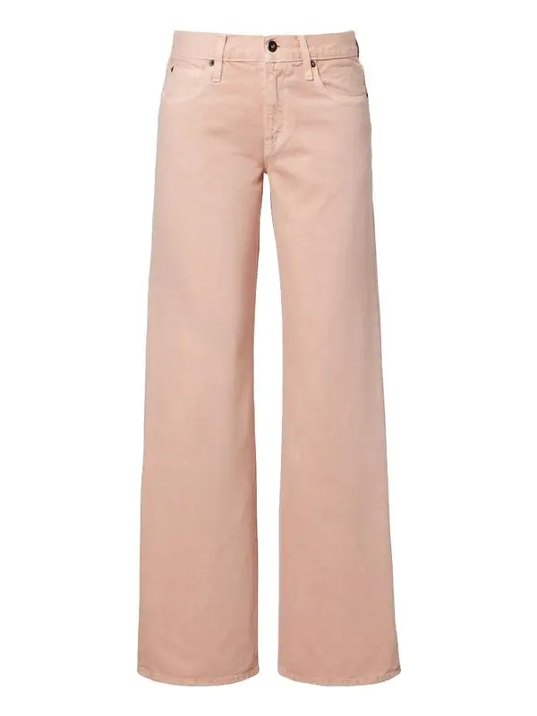 SLVRLAKE Mica Wide-leg Jeans - Pink