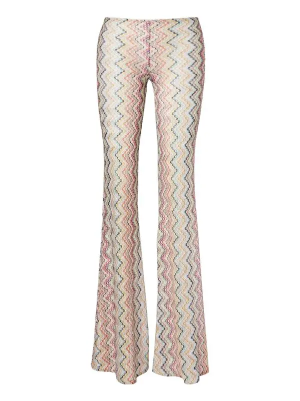 Missoni Zig Zag Flared Pants - Multicoloured