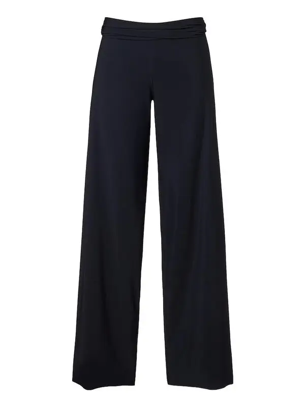 KARLA COLLETTO Basics Wide-leg Pants - Black