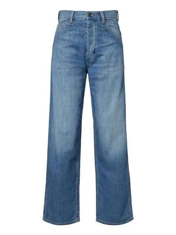 NILI LOTAN Whitney Wide-leg Jeans - Blue