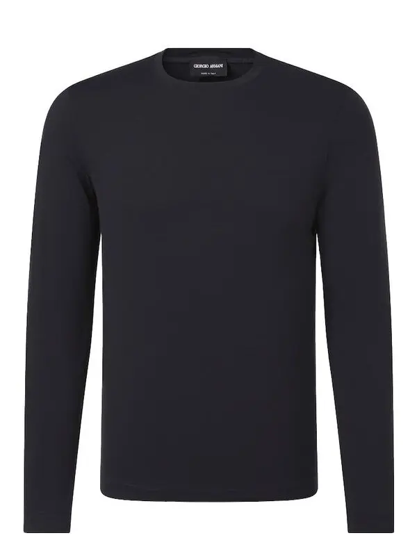 Giorgio Armani Jersey T-shirt - Blue
