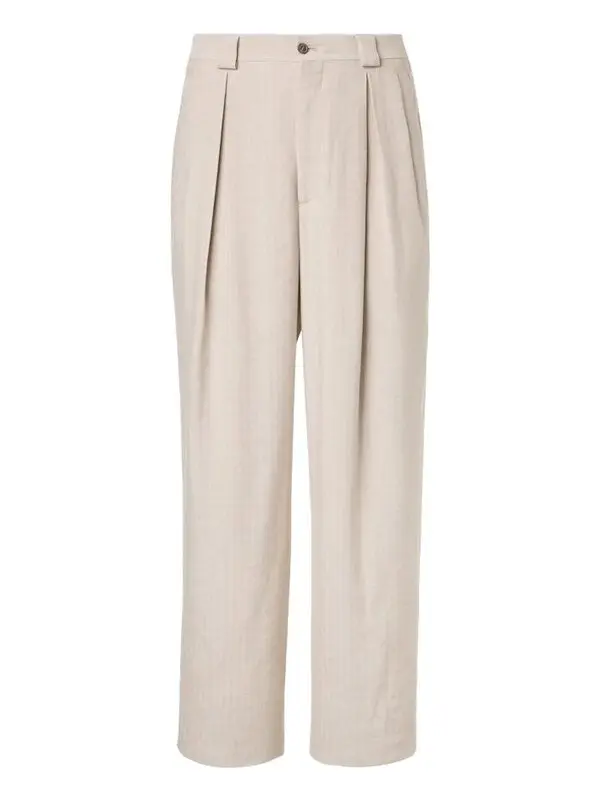 Giorgio Armani Archivio Straight Pants - Beige