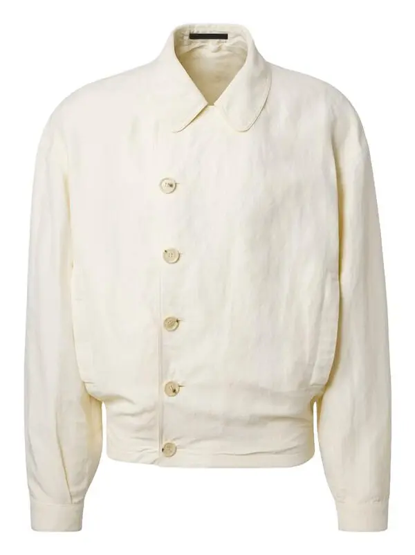 Giorgio Armani Archivio Oversized Bomber Jacket - White