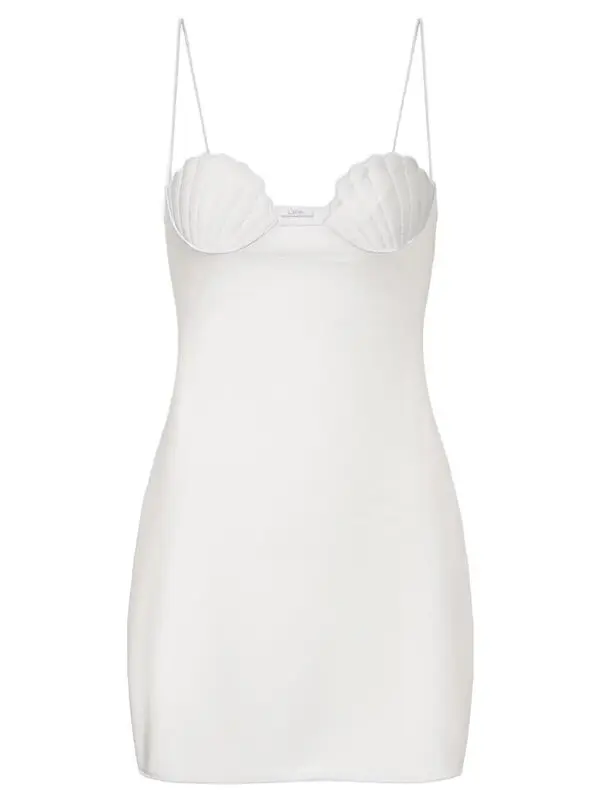 Oseree Bridal Mini Dress - White