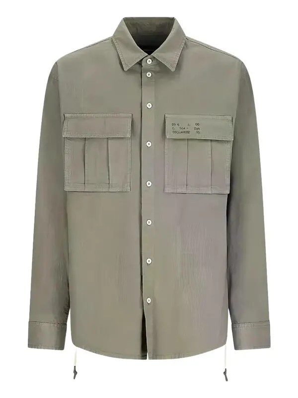 Dsquared2 Ripstop-cotton Shirt - Green