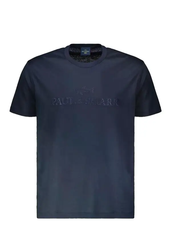Paul & Shark Logo-embroidered T-shirt - Blue