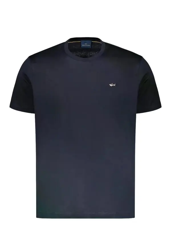 Paul & Shark Logo-embroidered T-shirt - Blue