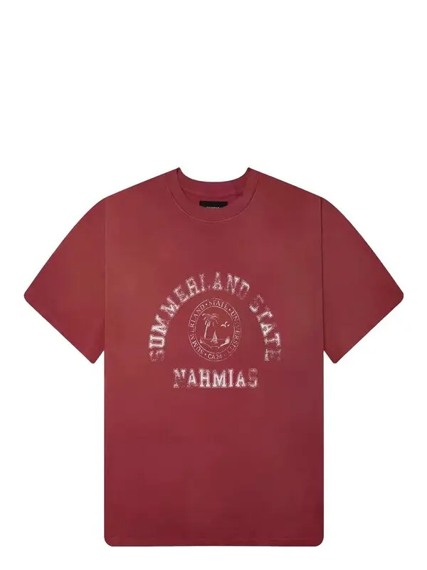 NAHMIAS Summerland State T-shirt - Red