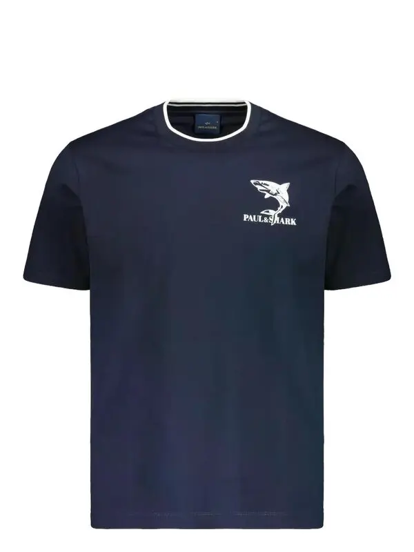 Paul & Shark Logo-print Short-sleeve T-shirt - Blue