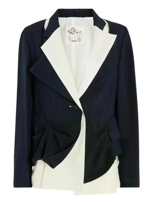 High Brazen Trompe-l'oeil Blazer - Blue