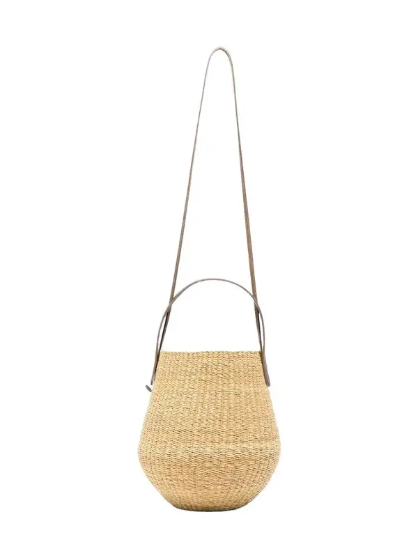Muuñ Oriane Straw Tote Bag - Beige