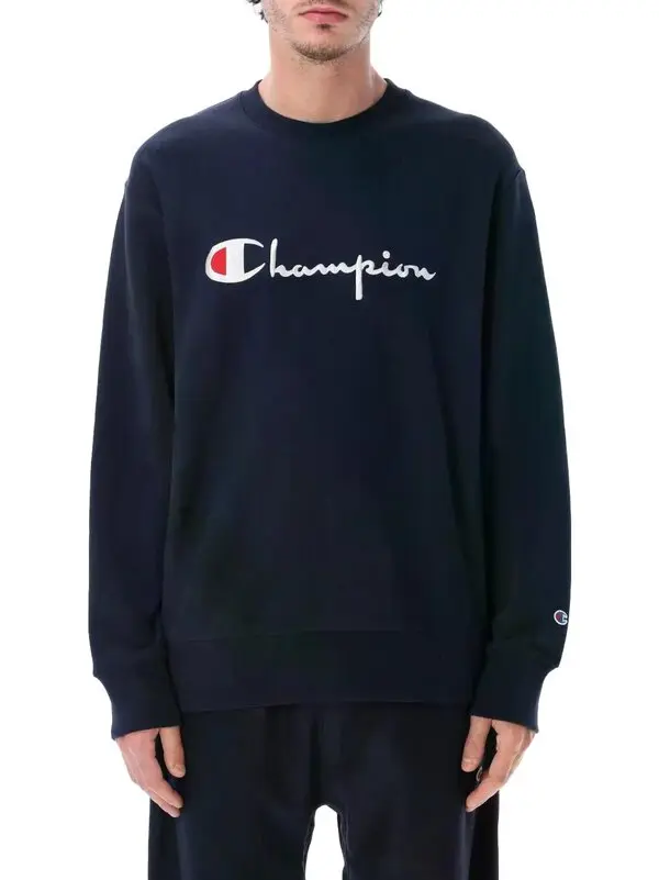 Champion Logo-embroidered Sweater - Blue