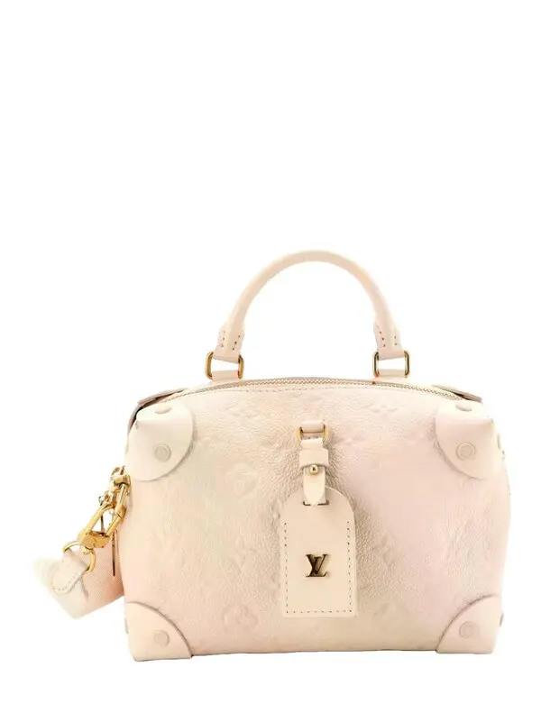 LOUIS VUITTON Petite Malle Souple Monogram Empreinte Leather - Neutrals