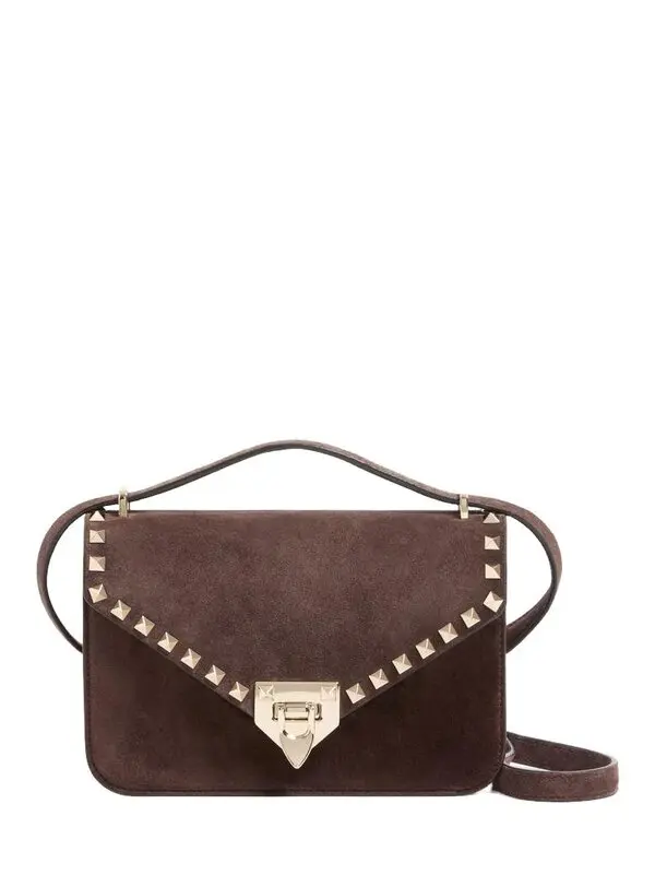 Valentino Garavani Rockstud Small Shoulder Bag - Ebony