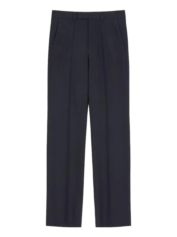 Valentino Garavani Wool Trousers - Dark Blue