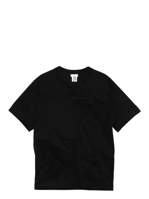 Noir Kei Ninomiya Star-patch T-shirt - Black