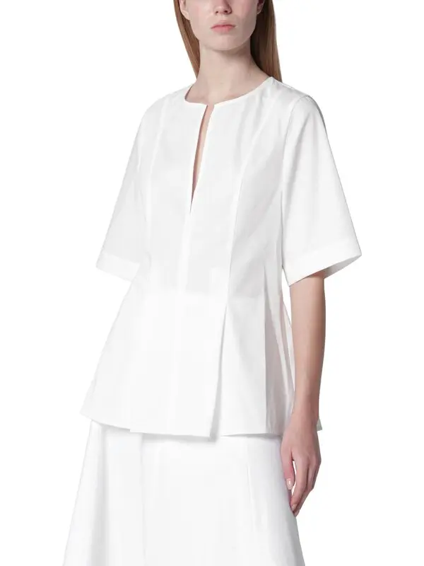 TOTEME Blouse With Waist Seams - White