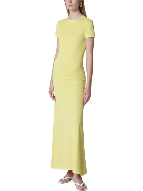 Jacquemus La Robe Maille Maxi Dress - Yellow