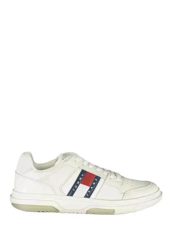 Tommy Hilfiger Court Logo-patch Sneakers - Neutrals