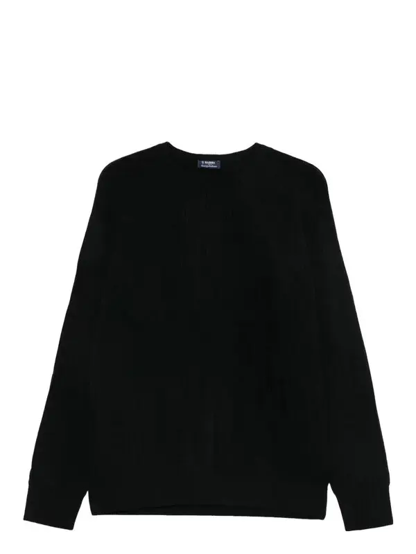 BARBA NAPOLI Ribbed Virgin-wool Sweater - Black