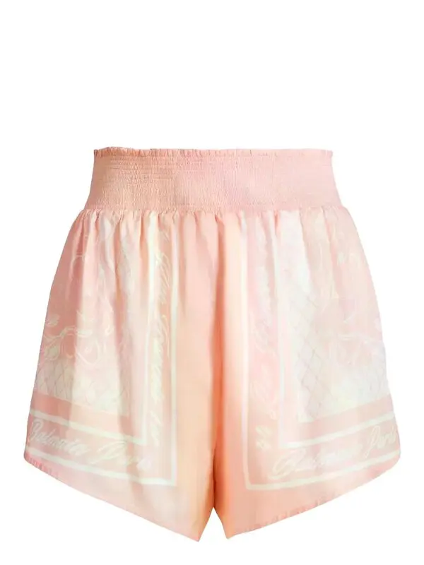 Balmain Printed Foulard Pyjama Shorts - Pink