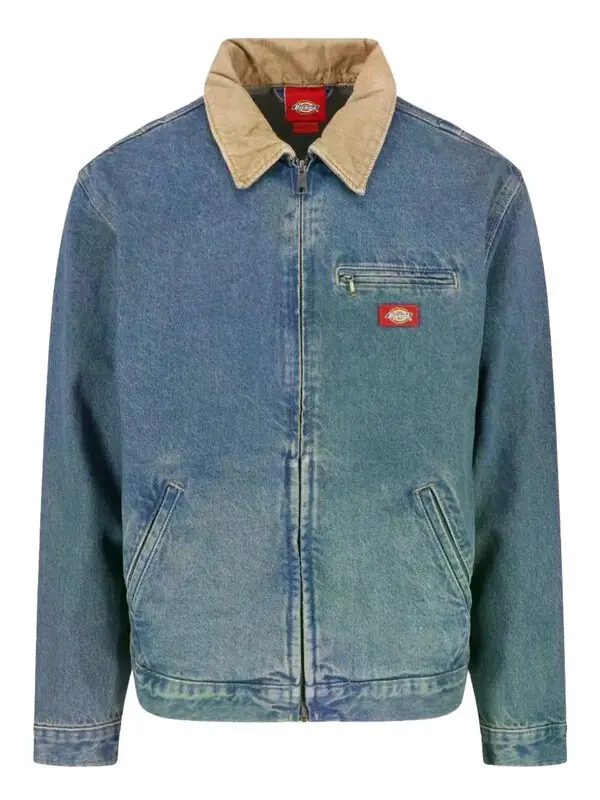 Dickies Corduroy-collar Denim Jacket - Blue