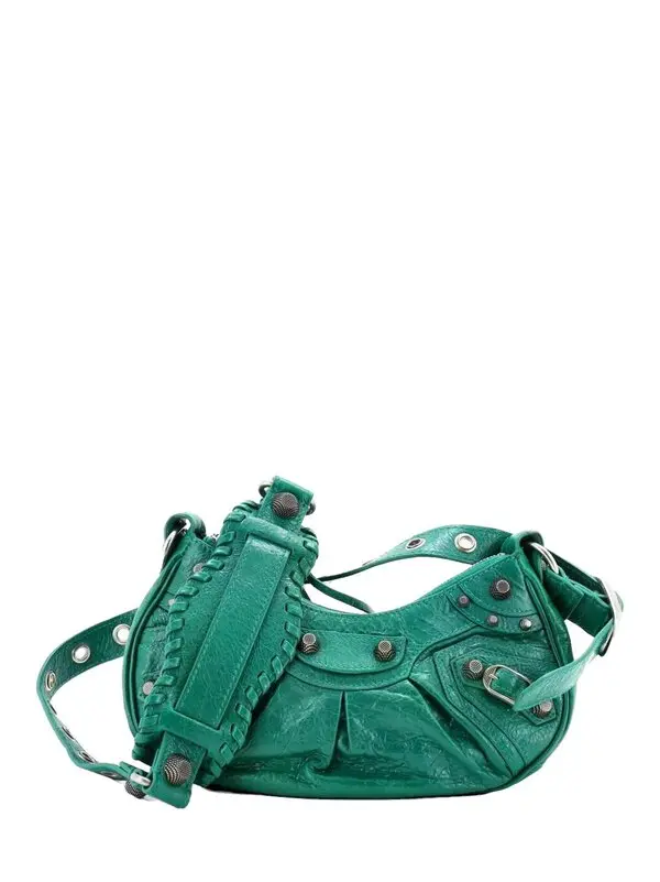 Balenciaga Le Cagole Xs Hobo Bag - Green