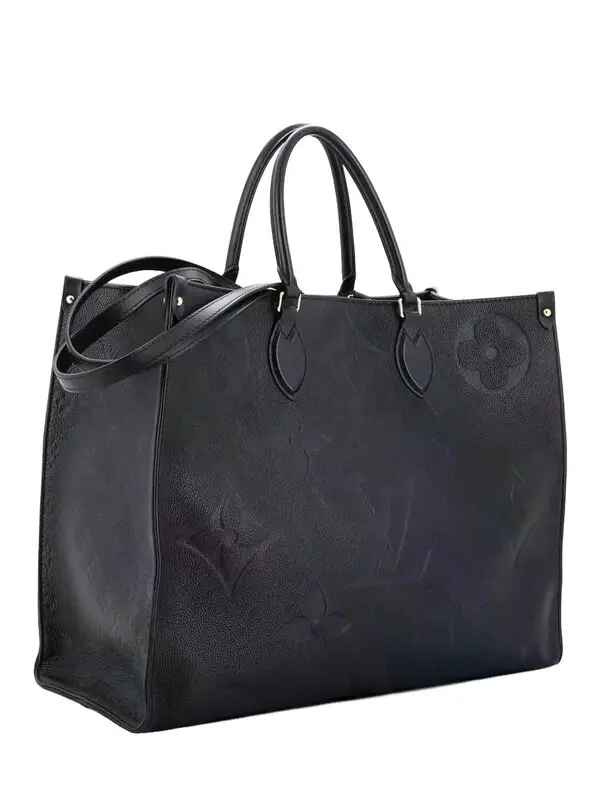 LOUIS VUITTON Onthego Monogram Empreinte Giant Gm Tote Bag - Black