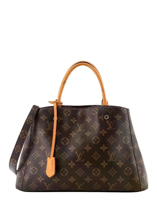 LOUIS VUITTON Montaigne Handbag Monogram Canvas Mm - Brown