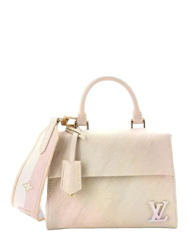 LOUIS VUITTON Cluny Top Handle Bag Epi Leather Mini Satchel - Neutrals