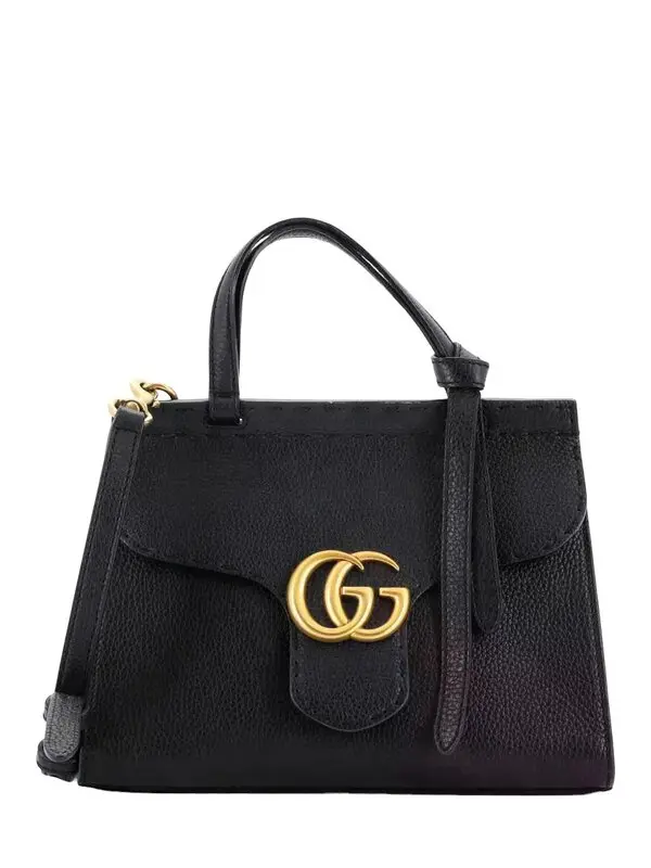 Gucci Gg Marmont Mini Satchel - Black