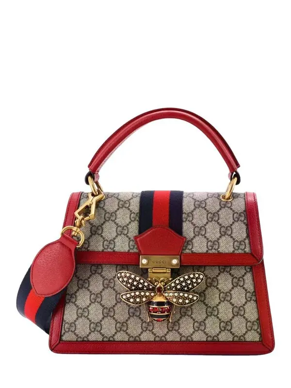 Gucci Queen Margaret Top Handle Small Satchel - Red