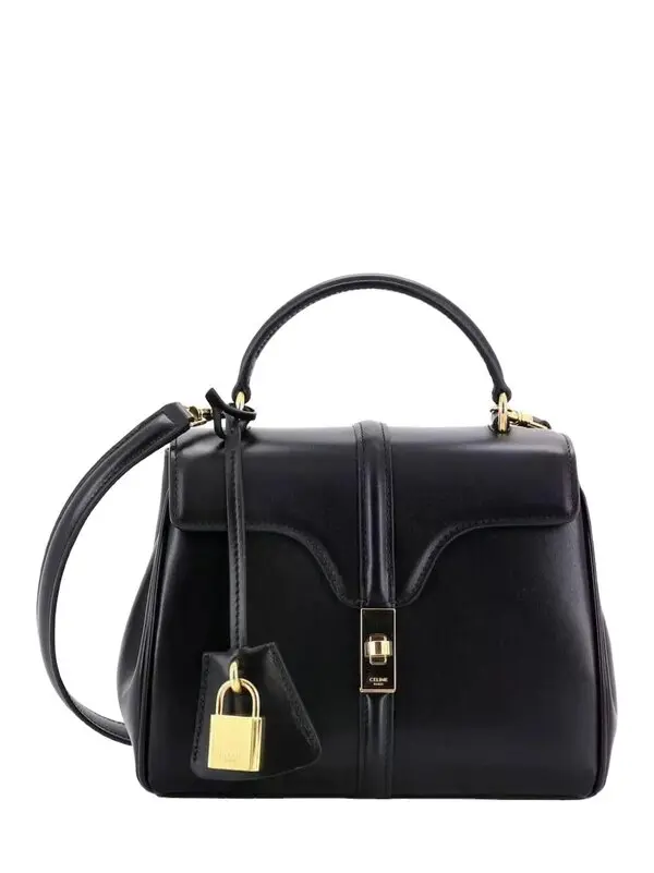 Celine 16 Mini Satchel - Black