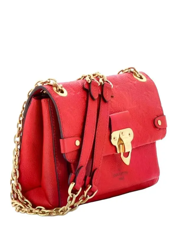 LOUIS VUITTON Vavin Bb Crossbody Bag Monogram Empreinte Leather - Red