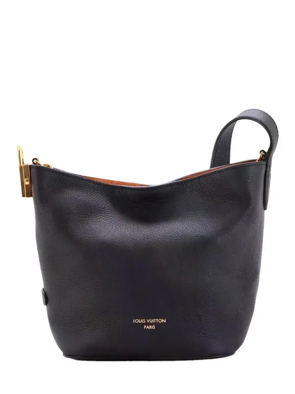 LOUIS VUITTON All-in Leather Bb Hobo Bag - Black