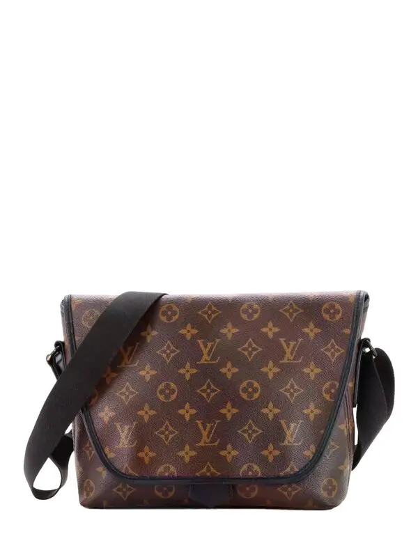 LOUIS VUITTON Magnetic Messenger Bag Macassar Monogram Canvas - Brown