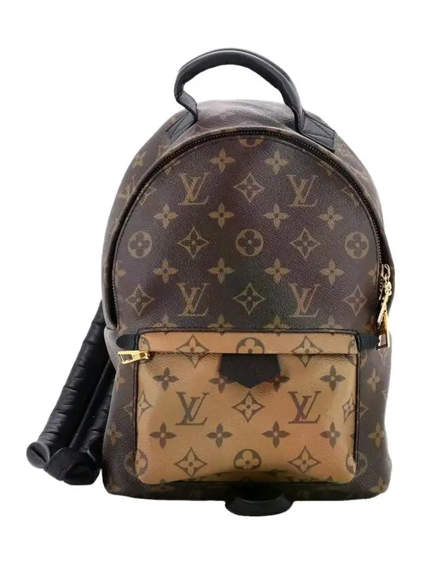 LOUIS VUITTON Palm Springs Monogram Canvas Pm Backpack - Brown