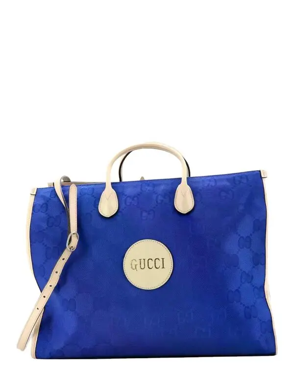 Gucci Off The Grid Gg Econyl Tote Bag - Blue