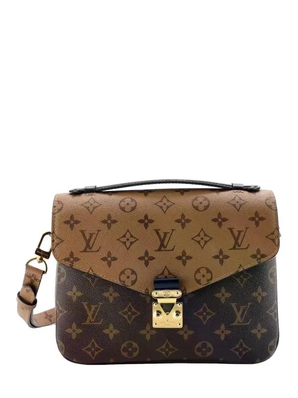 LOUIS VUITTON Pochette Metis Monogram Canvas Crossbody Bag - Brown