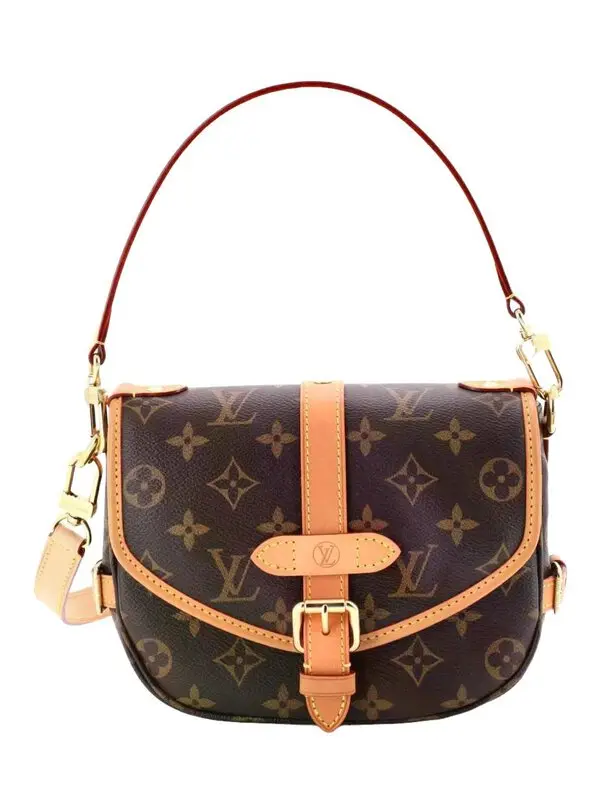 LOUIS VUITTON Saumur Handbag Monogram Canvas Bb - Brown