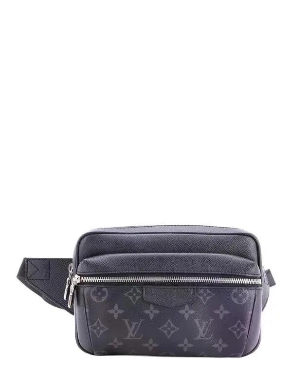 LOUIS VUITTON Outdoor Bumbag Monogram Taigarama - Black
