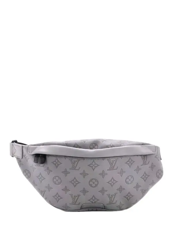 LOUIS VUITTON Discovery Bumbag Monogram Shadow Leather Pm - Grey
