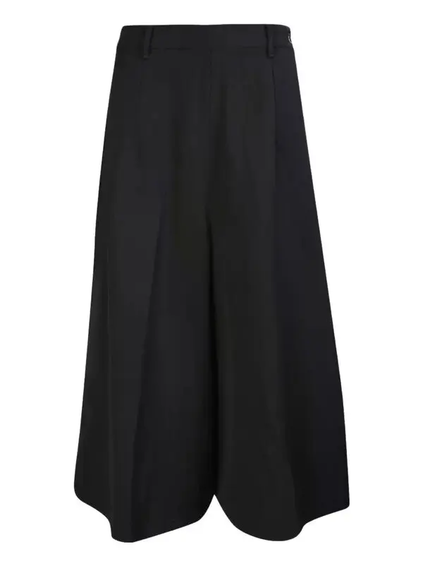 NINE:INTHE:MORNING Pleated Palazzo Pants - Black
